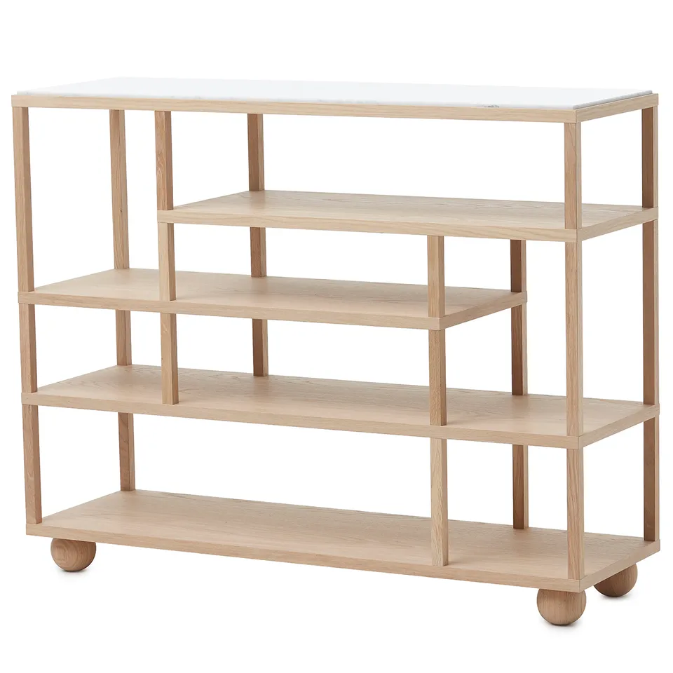Show hylla med marmortopp - A2 → NordicNest.se