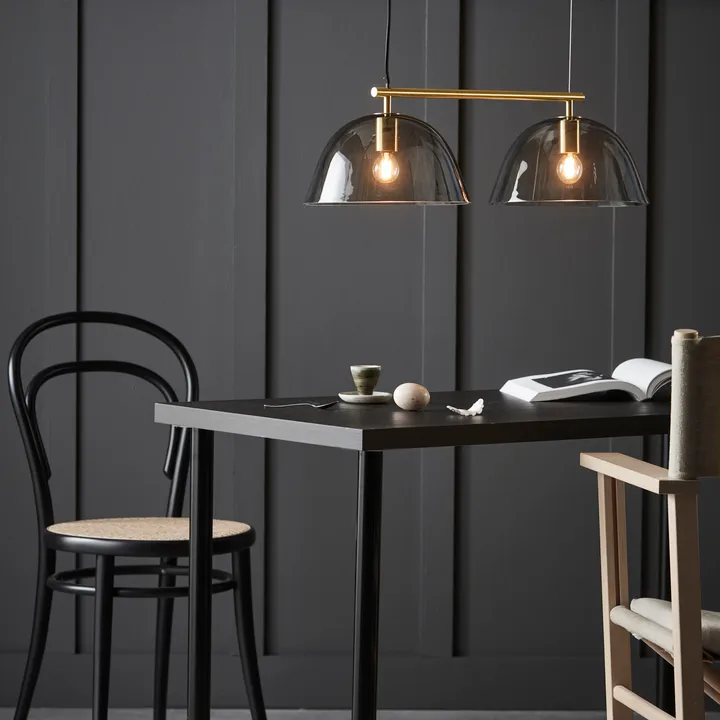 Wendo 70 taklampa rökfärgat glas - CO Bankeryd → NordicNest.se