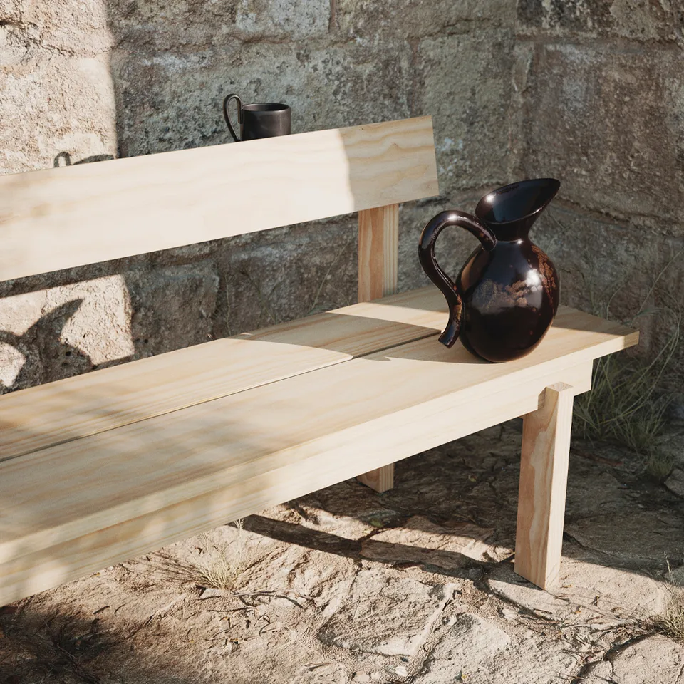 Peka bänk - Ferm Living → NordicNest.se