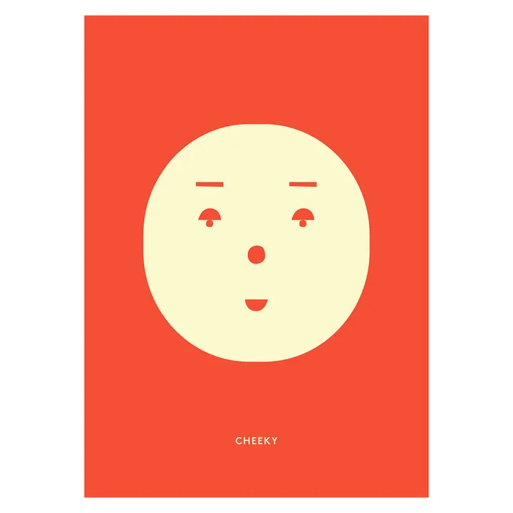 Cheeky Feeling poster - Paper Collective → NordicNest.se