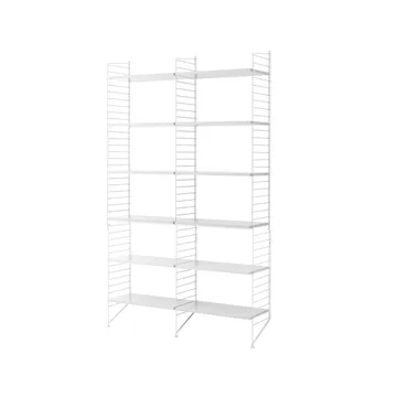 String bokhylla kombination A - vit - String → NordicNest.se