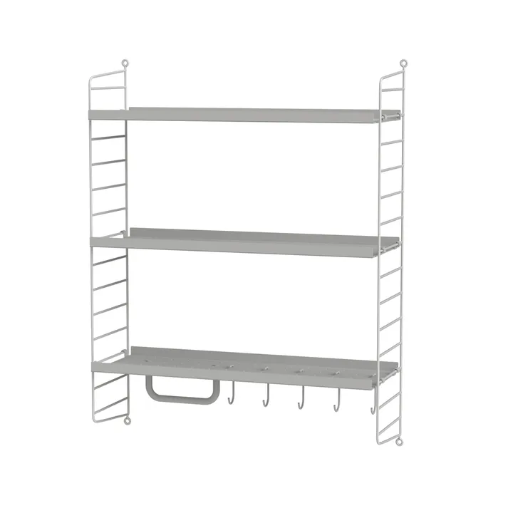 Stringhylla badrum kombination G - grå - String → NordicNest.se