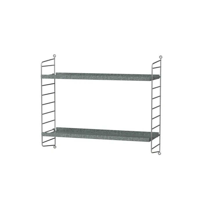 Stringhylla Outdoor Galvaniserad - Kombination E - String → NordicNest.se