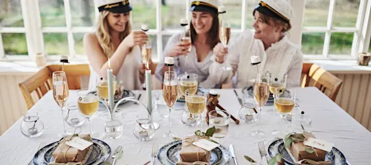 Duka till studentmottagning - tips för 4 olika stilar